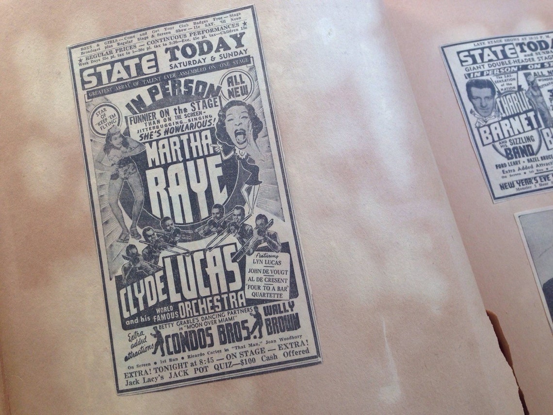 Vintage State Fair Scrapbook 1940's Newspaper Clippings | Etsy