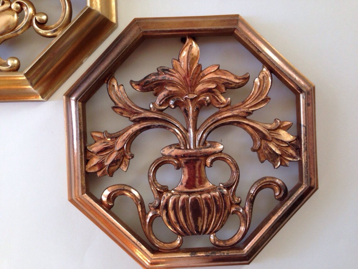 1960's Syroco Wall Decor Hollywood Regency 1963 Mid - Etsy