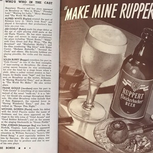 Vintage 1942 Playbill Cafe Crown New York Theatre Sam Jaffe 1940 the ...