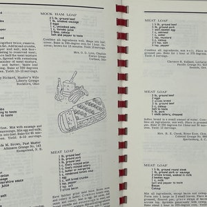 Vintage 1960 Community Cookbook, the Grange Cookbook Meats, 1968 ...