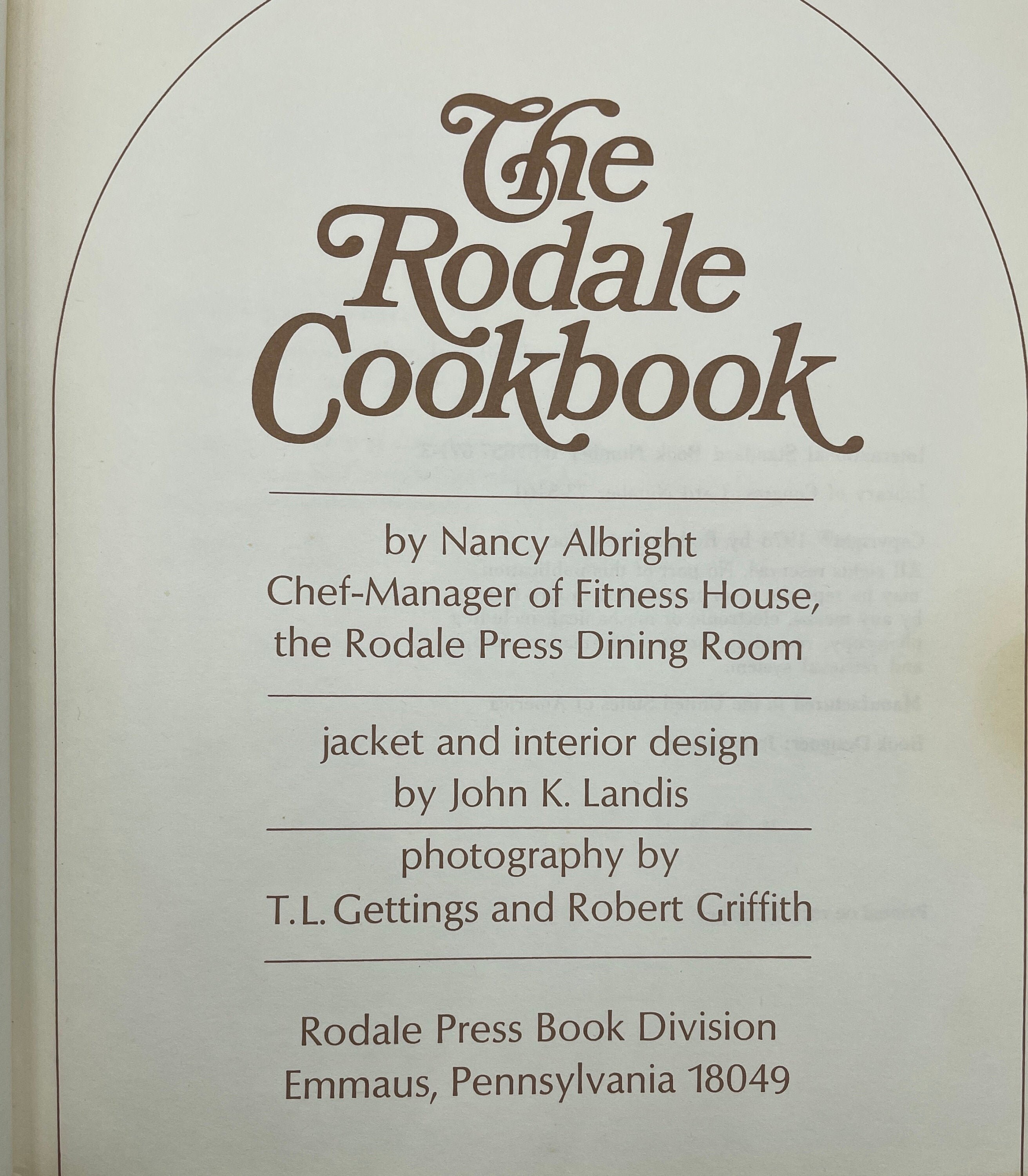 Vintage Rodale Cookbook 1973 Vintage Kitchen Recipes | Etsy