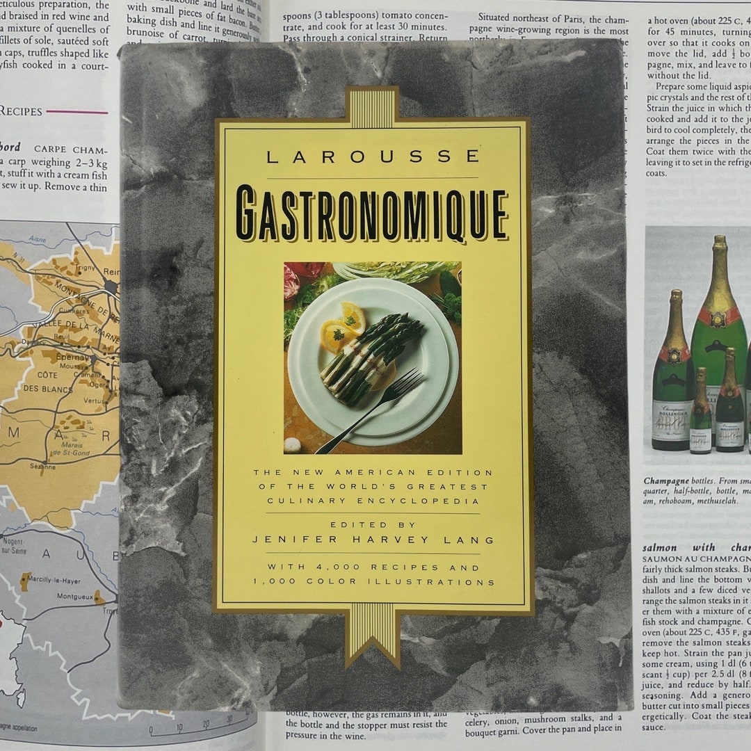 Vintage 1980s Cookbook, Larousse Gastronomique, New American Edition ...