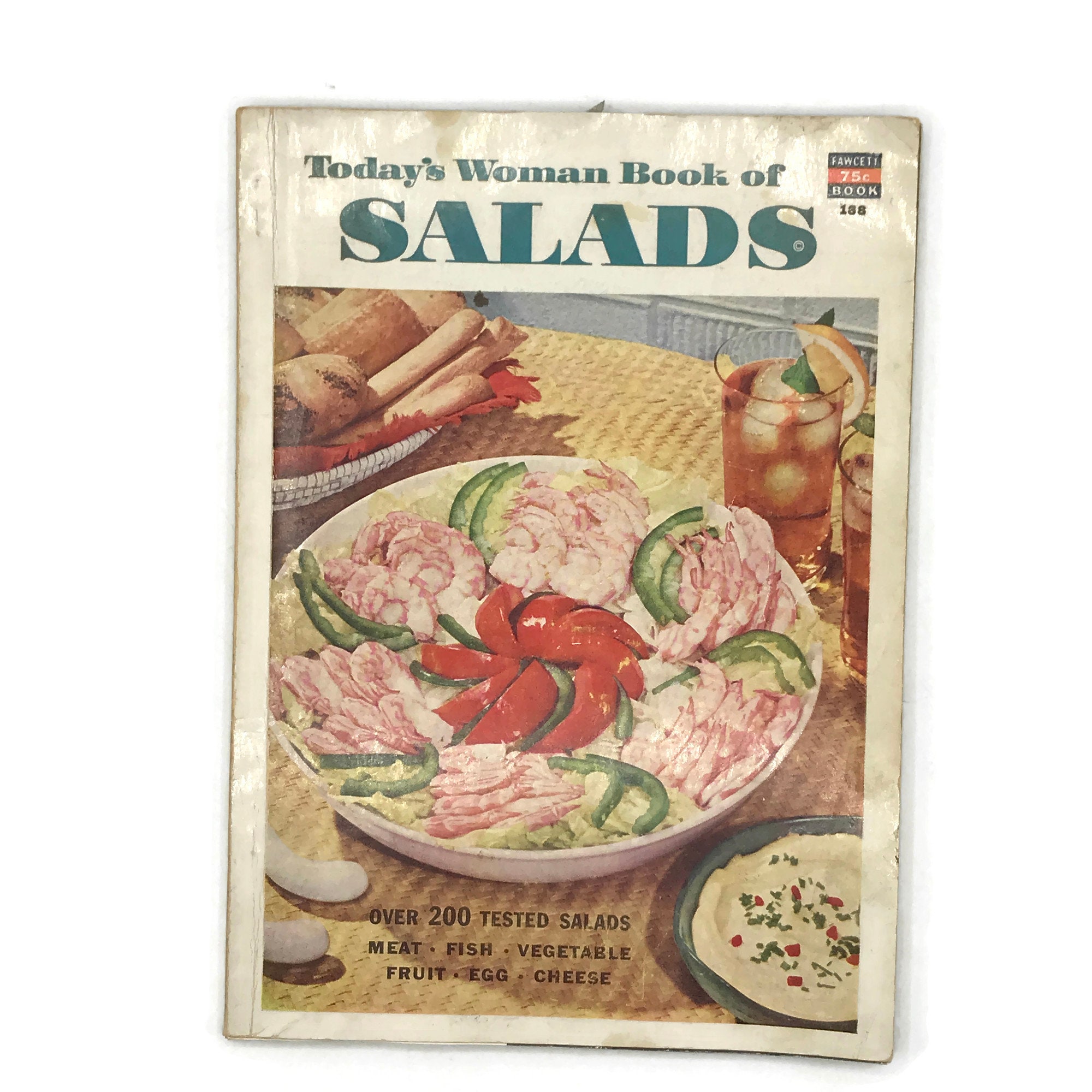 Vintage 1950s Cookbook Today's Woman Book of Salads 1953 | Etsy