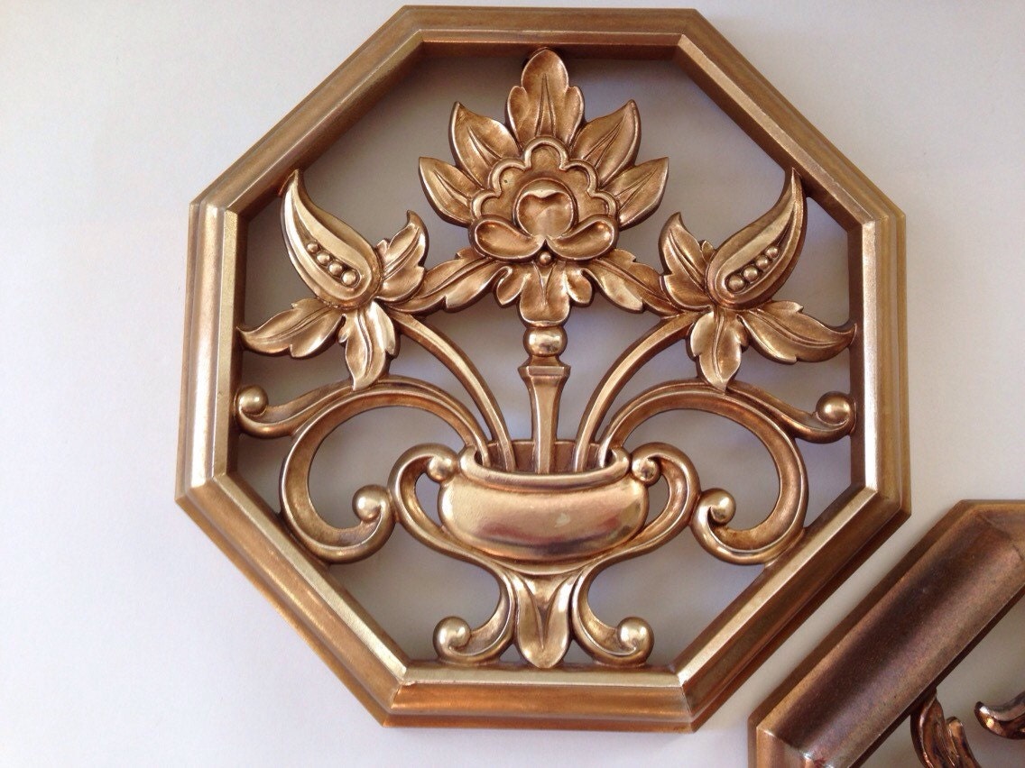 1960's Syroco Wall Decor Hollywood Regency 1963 Mid - Etsy