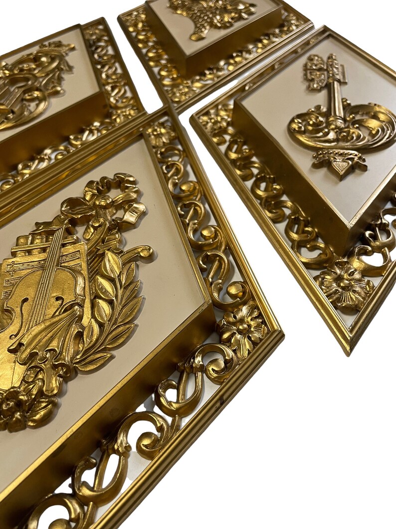 1970's Syroco Wall Decor Hollywood Regency Mid Century - Etsy