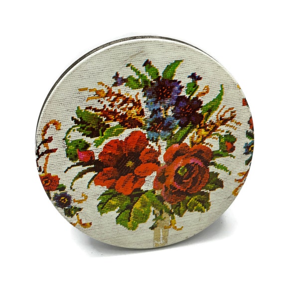 Floral Tin Box - Etsy