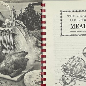Vintage 1960 Community Cookbook, the Grange Cookbook Meats, 1968 ...