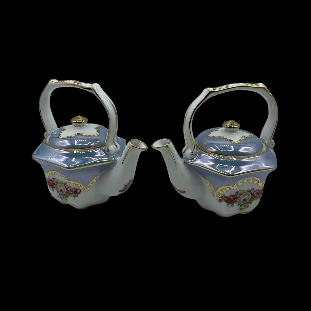 Vintage Pair of Lustreware Teapots, Individual Tea Pot, Tea for Two ...