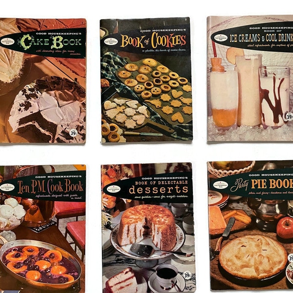 Vintage Cookbook Set - Etsy