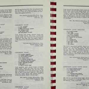 Vintage 1960 Community Cookbook, the Grange Cookbook Meats, 1968 ...