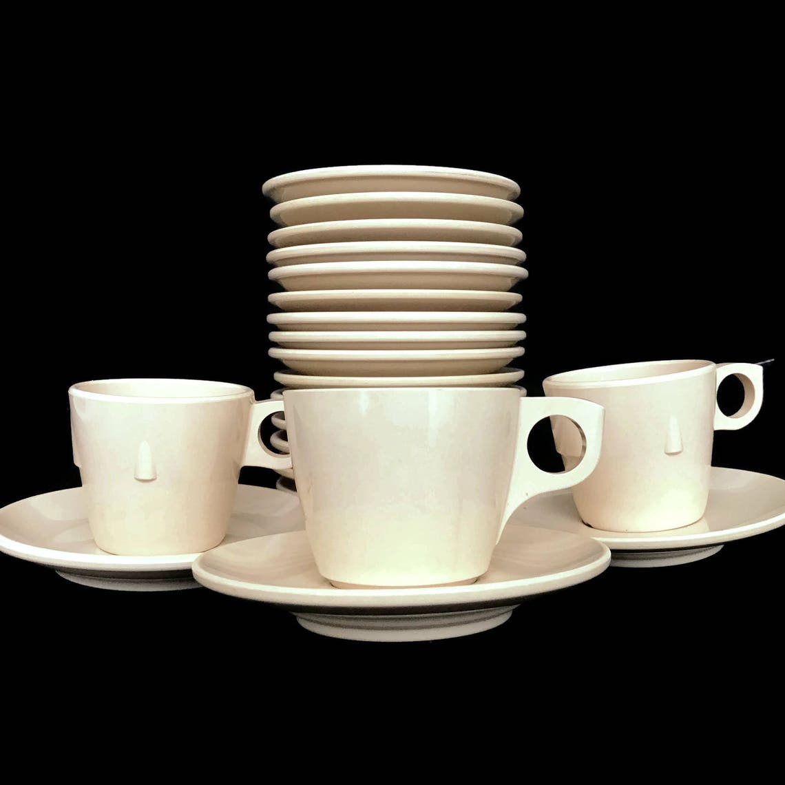 21 Piece Vintage Boontonware 50s 60s Dinnerware 3 Cups and 18 - Etsy