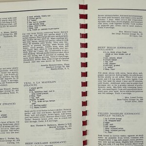 Vintage 1960 Community Cookbook, the Grange Cookbook Meats, 1968 ...