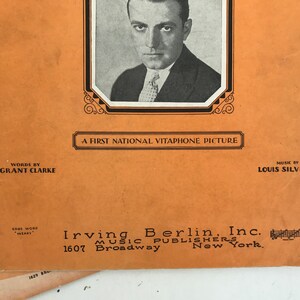 Vintage Sheet Music Lot 1920s Songs Musical Notation Paper Flowers ...