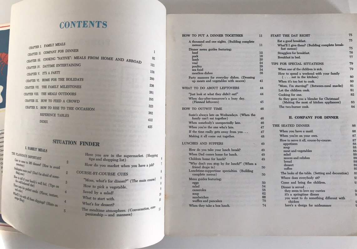 Vintage Cookbook General Foods Kitchens Cookbook 1959 Second - Etsy