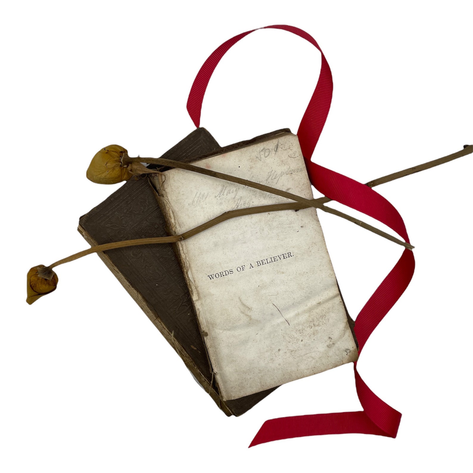 Two Old Distressed Books From the 1800s Missing Cover Old - Etsy