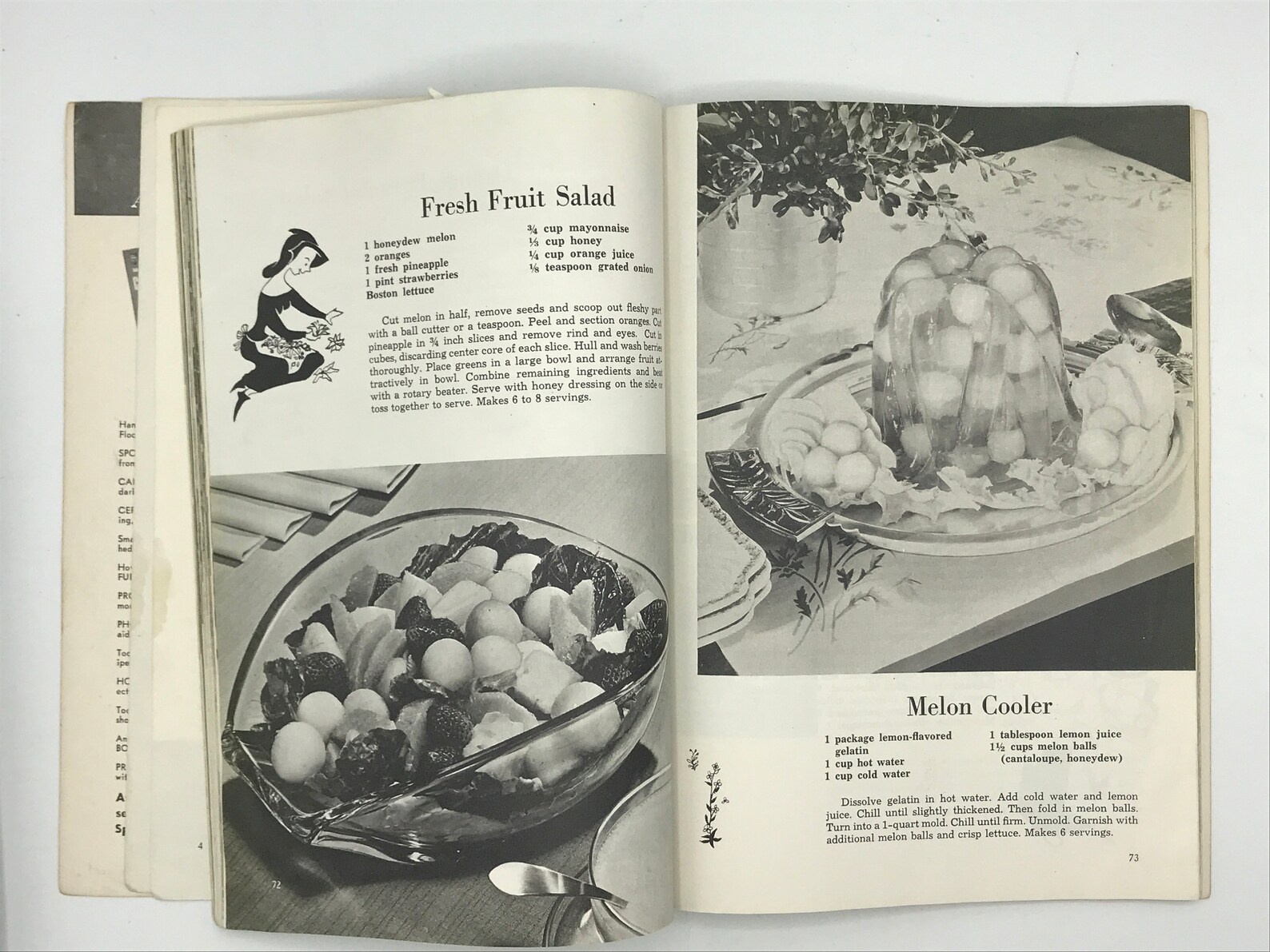 Vintage 1950s Cookbook Today's Woman Book of Salads 1953 - Etsy