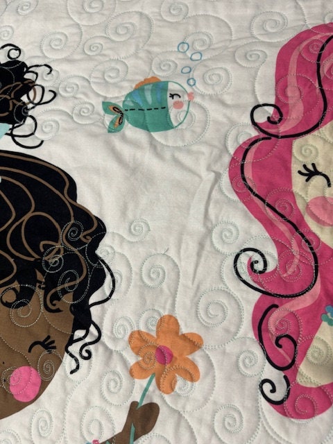 Custom, Cuddly, Mermaid Children's Quilt and or Blanket - Etsy
