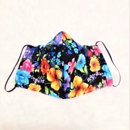 Breast Cancer Face Mask W Filter and Nose Wire Fabric Dust - Etsy