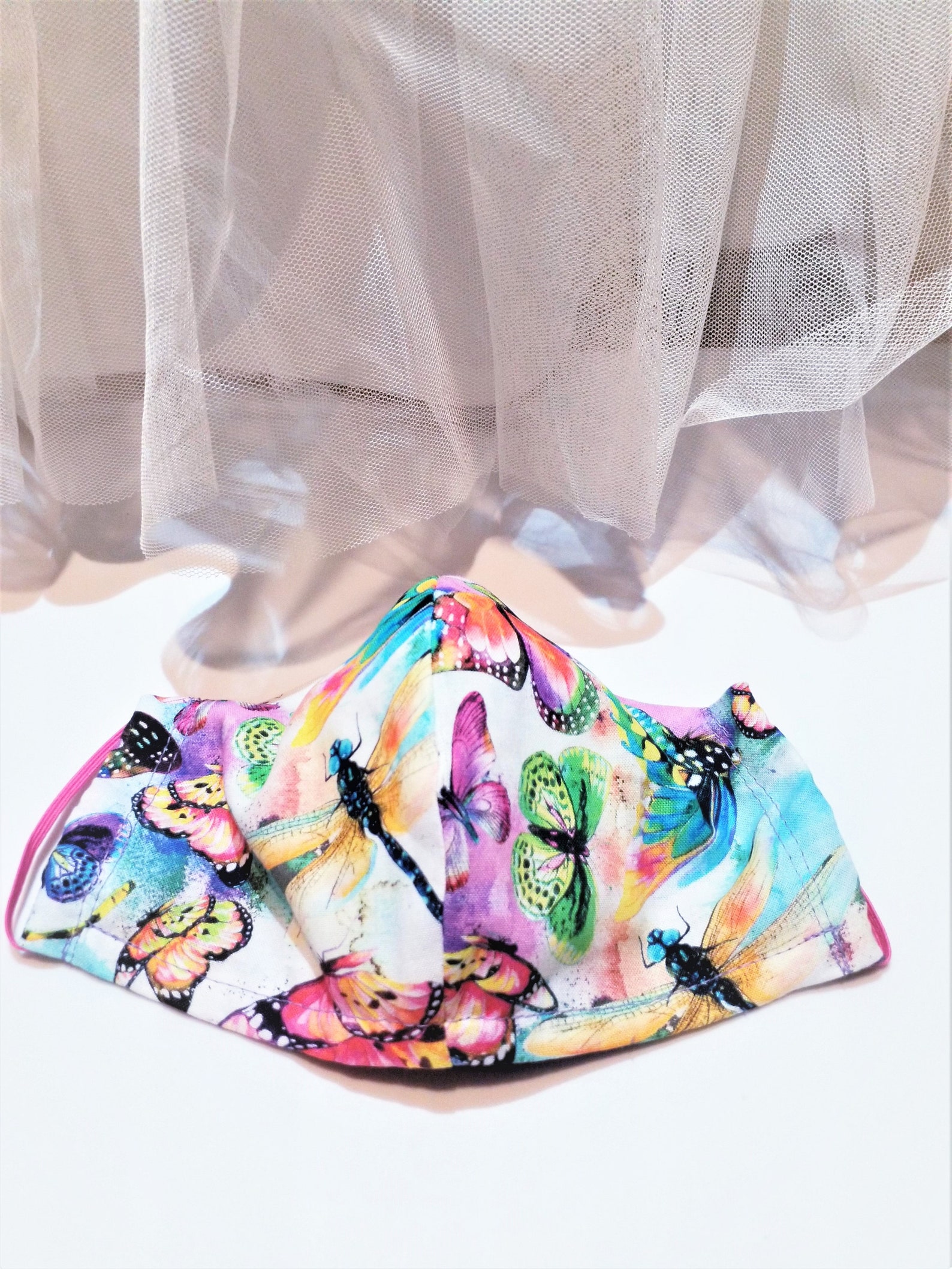 FACE MASK Kids Butterflies - Etsy