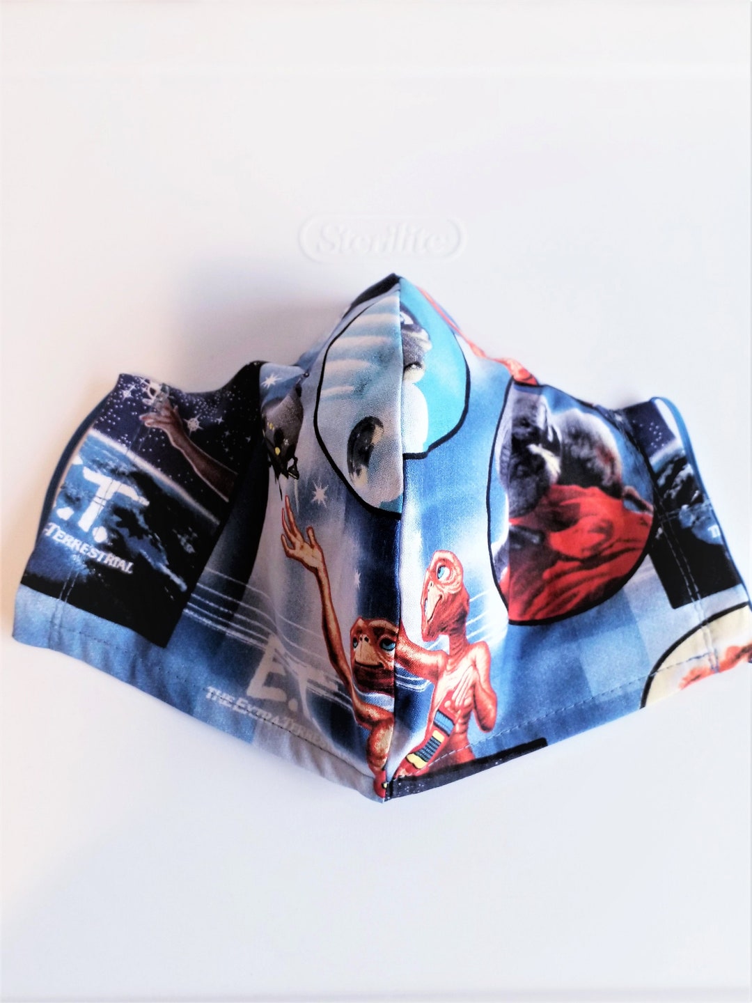 Face Mask MEN ET Alien With Filter and Nose Wire Strip Unisex - Etsy