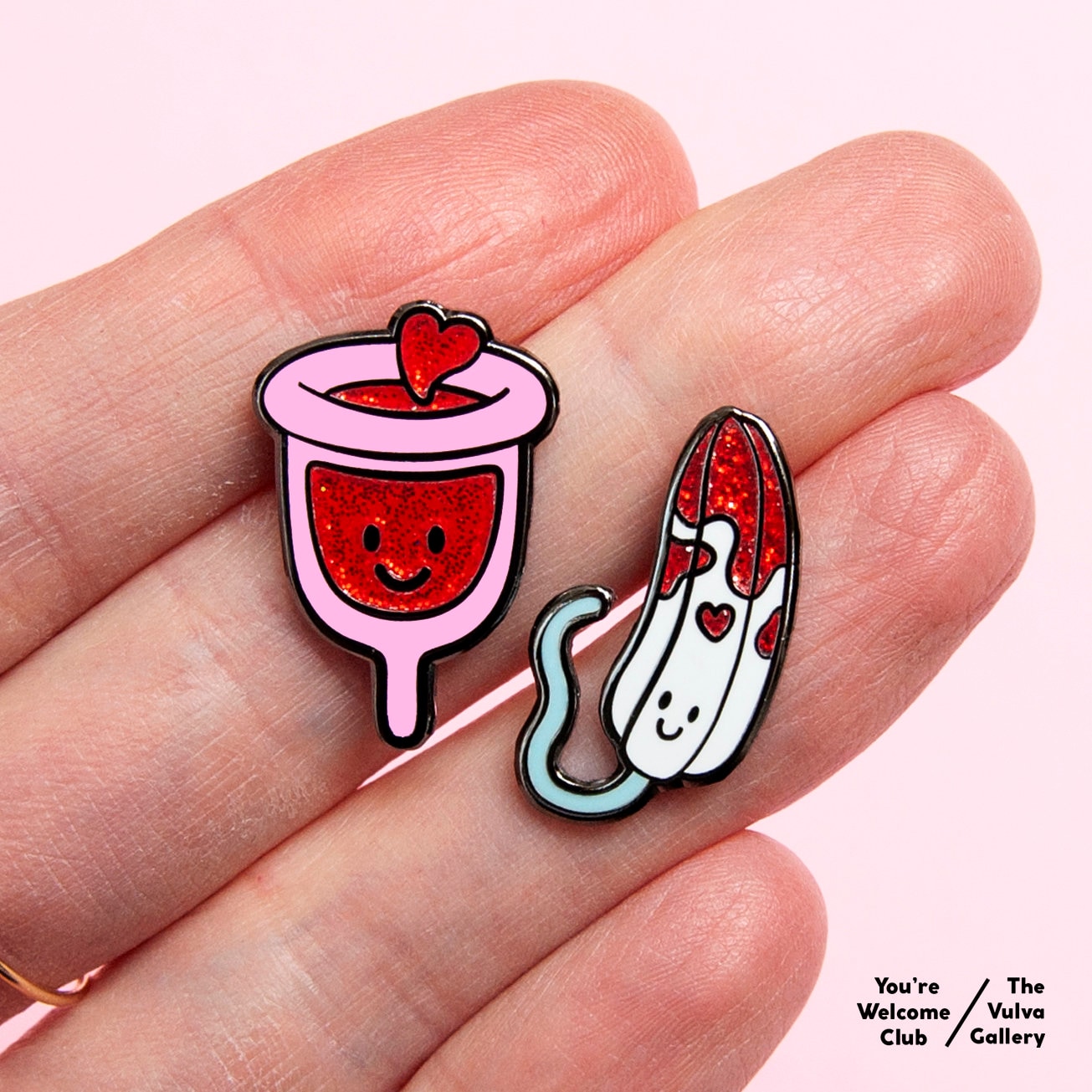 Period Positive Pin Set Menstrual Cup and Tampon - Etsy Canada
