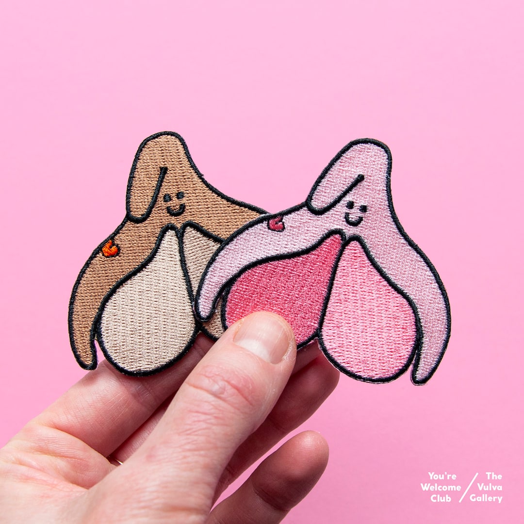 Happy Clitoris • Embroidered Patch • the Vulva Gallery X You're Welcome ...