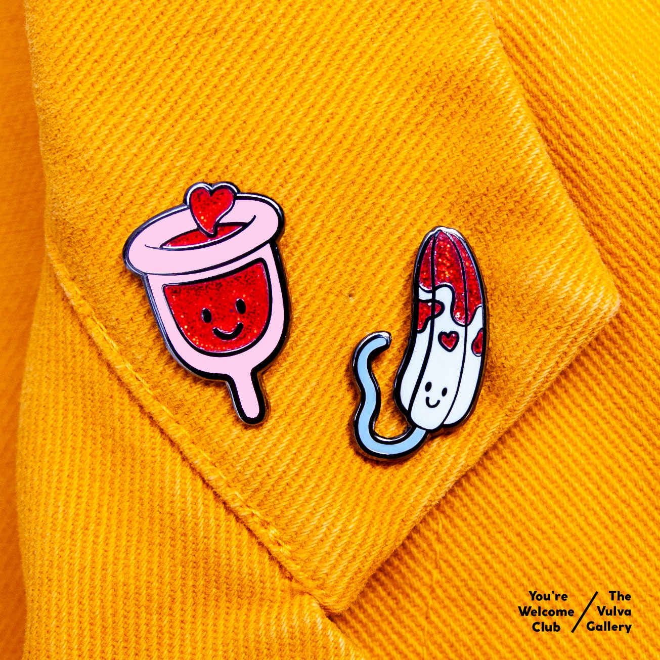 Period Positive Pin Set Menstrual Cup and Tampon - Etsy Canada