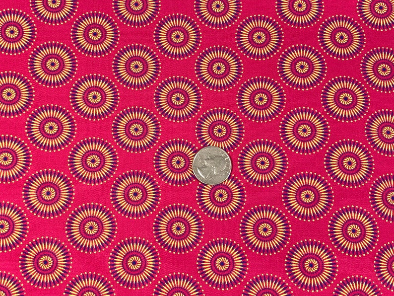 South African Shweshwe Fabric by the YARD. Dagama 3 Cats Pink - Etsy