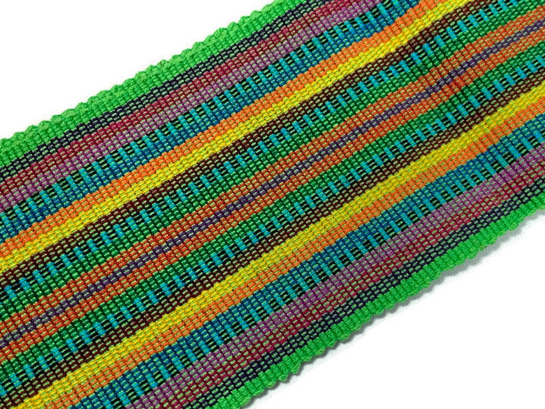 Guatemalan Mayan Handwoven Fabric for Sash, Belt, Strap, or Decorative ...