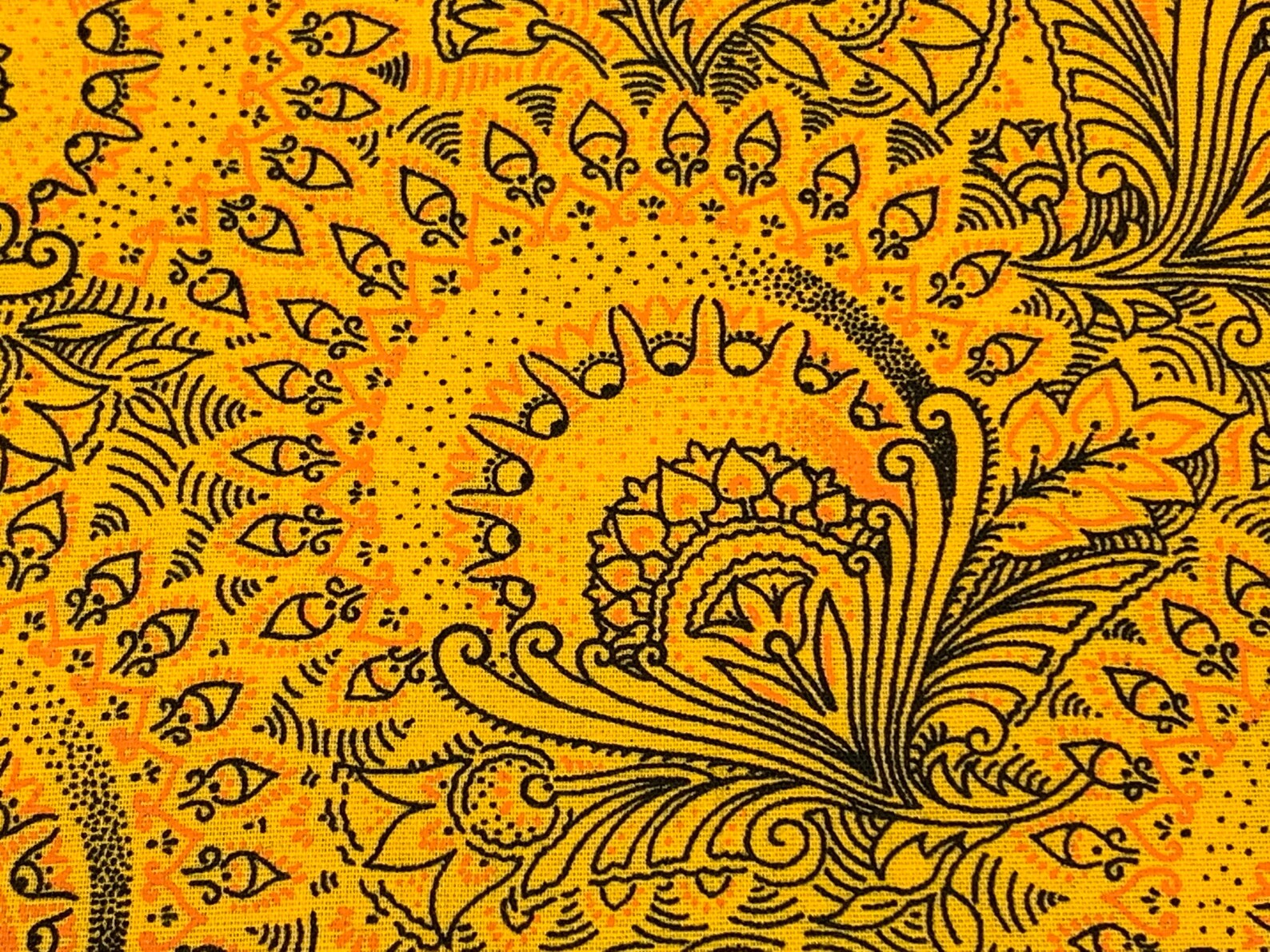 Yellow South African Shweshwe Fabric by the YARD. Dagama 3 - Etsy