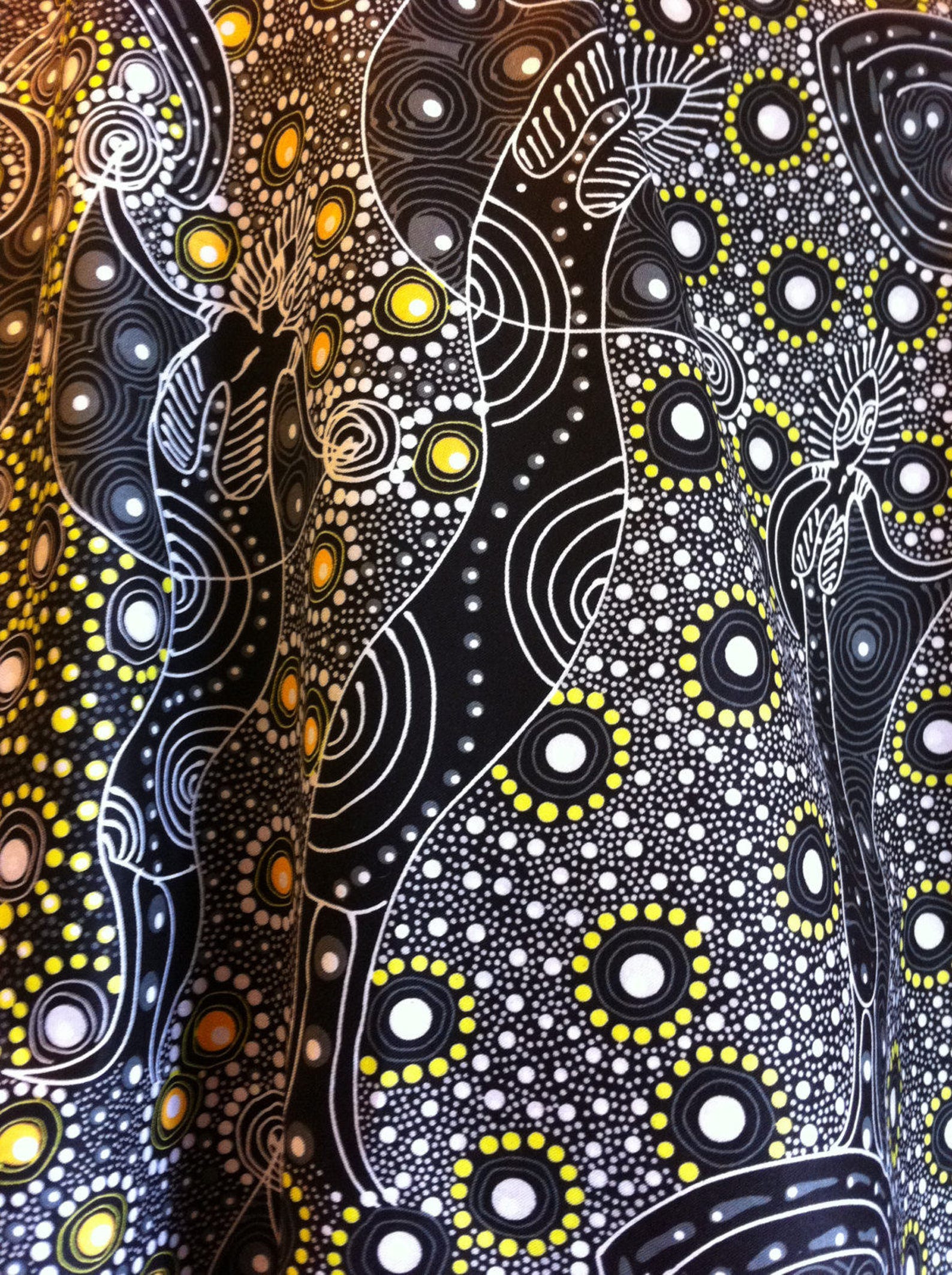 Australian Aboriginal Cotton Quilting Fabric by the YARD. M&S - Etsy