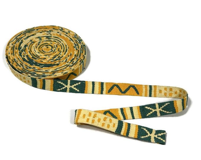 Guatemalan Mayan Handwoven Fabric for Sash, Belt, Strap, or Decorative ...