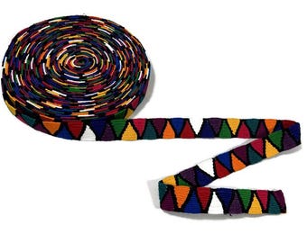 Guatemalan Mayan Handwoven Fabric for Sash, Belt, Strap, or Decorative ...