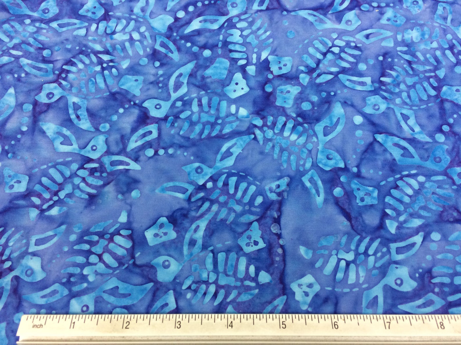 Blue Batik Turtle Fabric by the YARD. Sea Turtles on Royal - Etsy