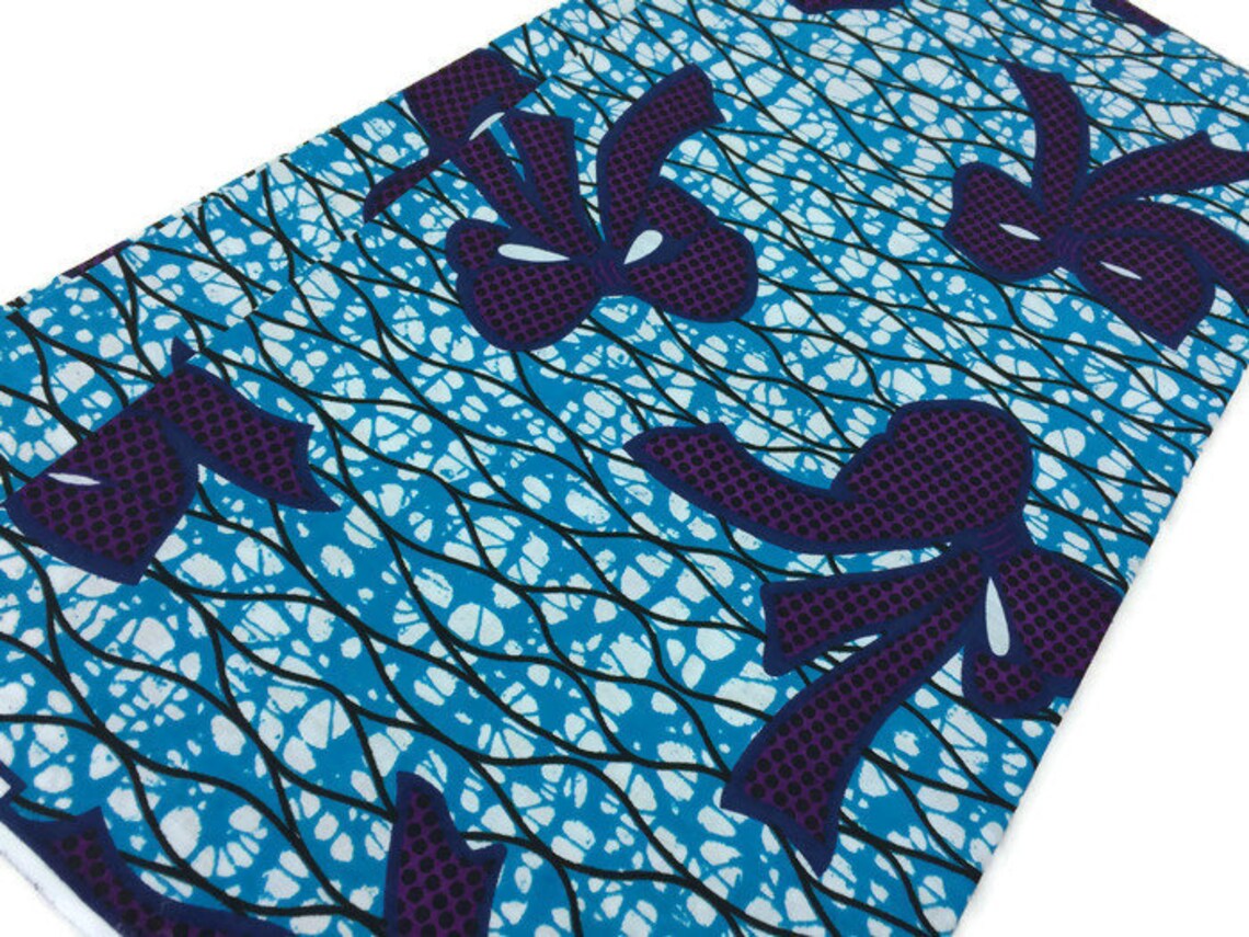 African Fabricafrican Wax Print Fabricankara Fabricmitex | Etsy
