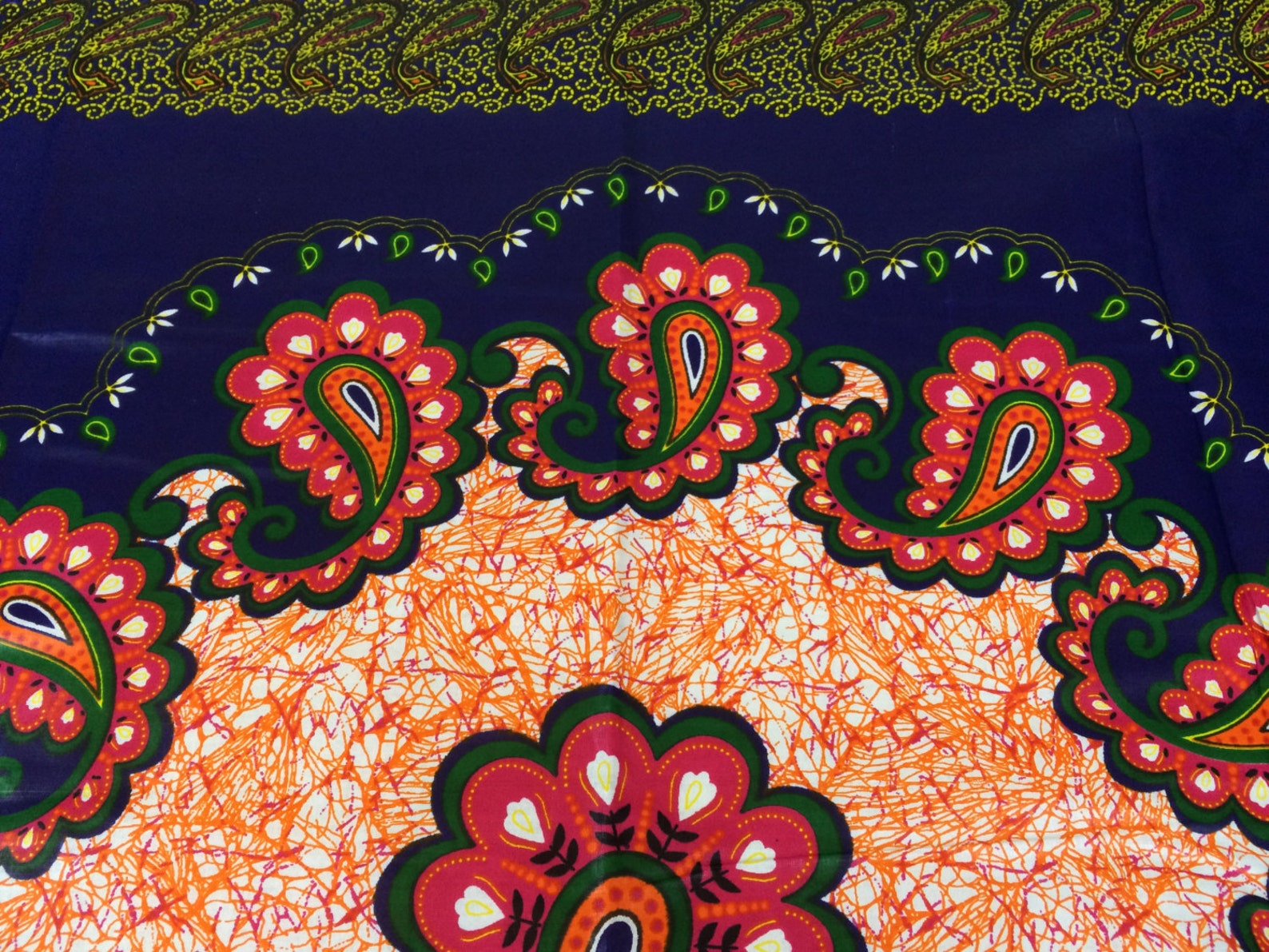 African Wax Print Fabric by the Panel35x 44. - Etsy