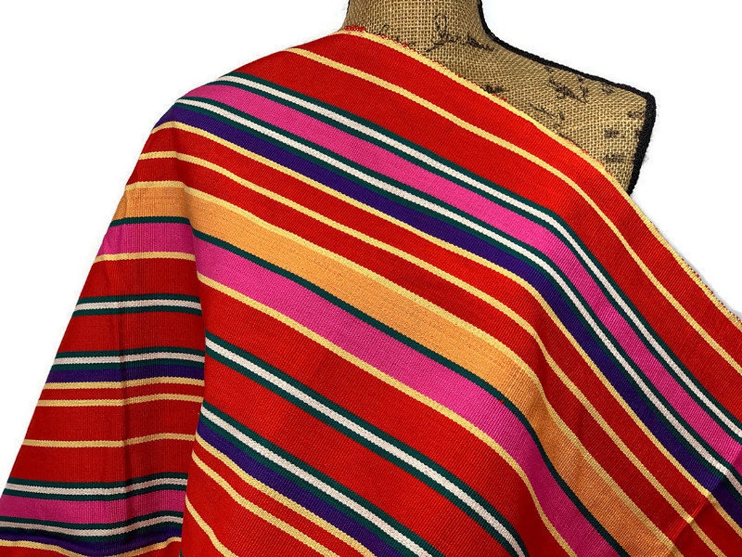 Guatemalan Fabric by the YARD. Woven Fair Trade Mayan Fabric. Heavy ...