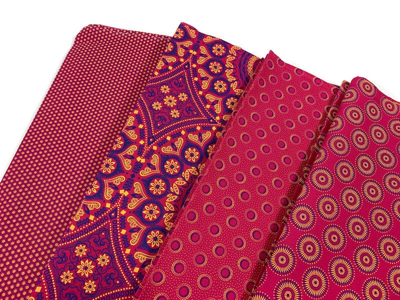 South African Shweshwe Fabric by the YARD. Dagama 3 Cats Pink - Etsy