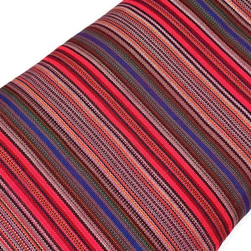 Bright Handwoven Fabric - Etsy