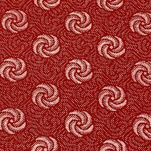 South African Shweshwe Fabric by the YARD. Dagama Three Cats Red ...