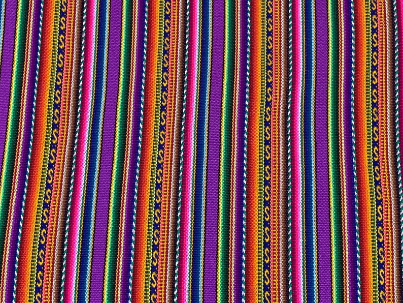 Peruvian Inca Woven Fabric by the YARD. South American Bayeta | Etsy