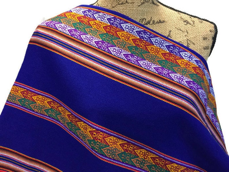 Peruvian Inca Woven Fabric by the YARD. South American Bayeta | Etsy