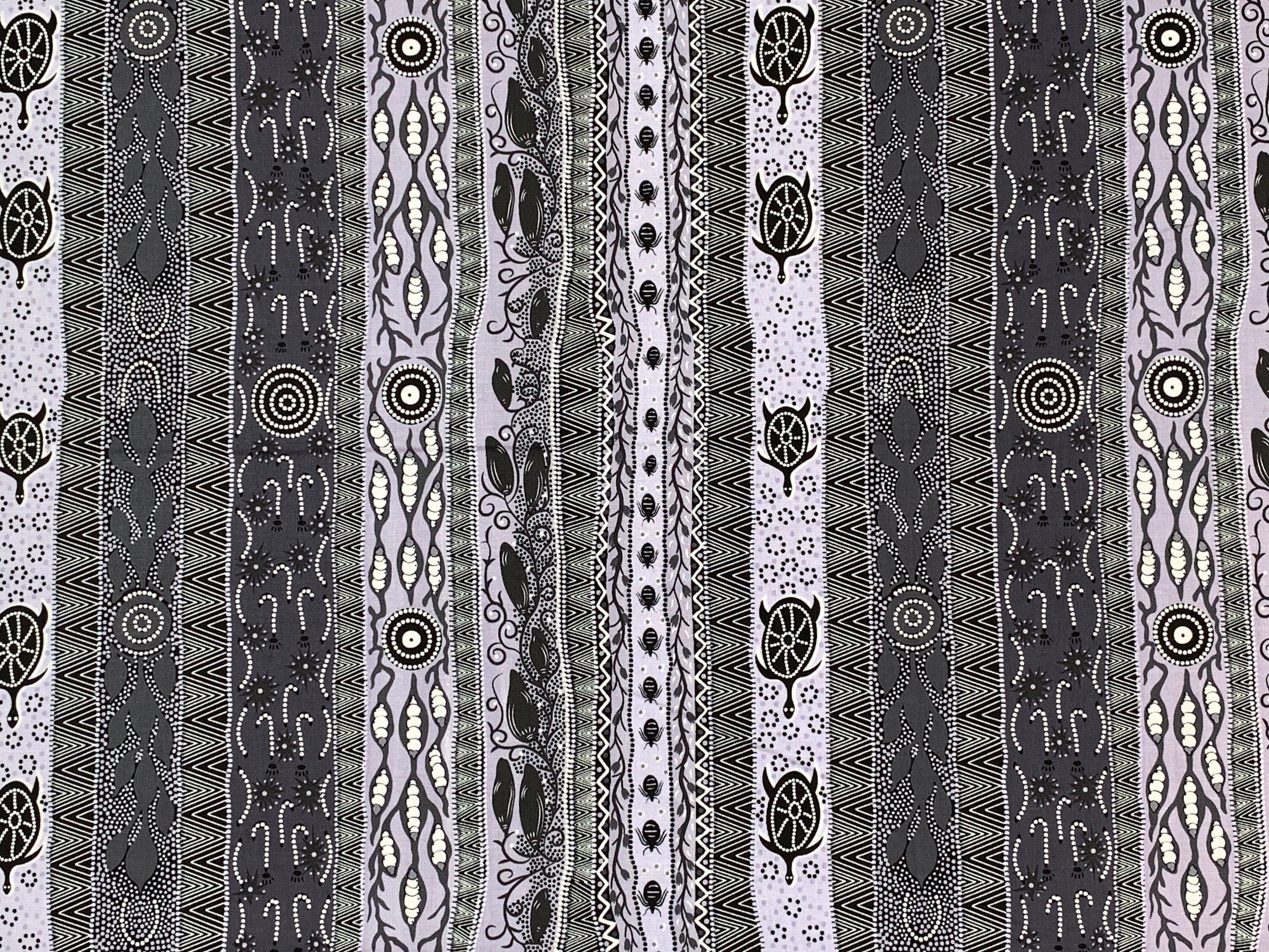 Australian Aboriginal Cotton Quilting Fabric by the YARD. M&S | Etsy