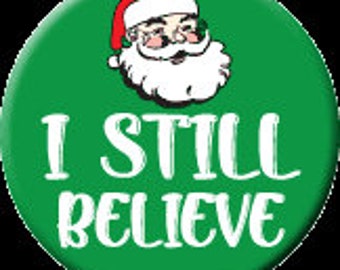 I Believe Button - Etsy