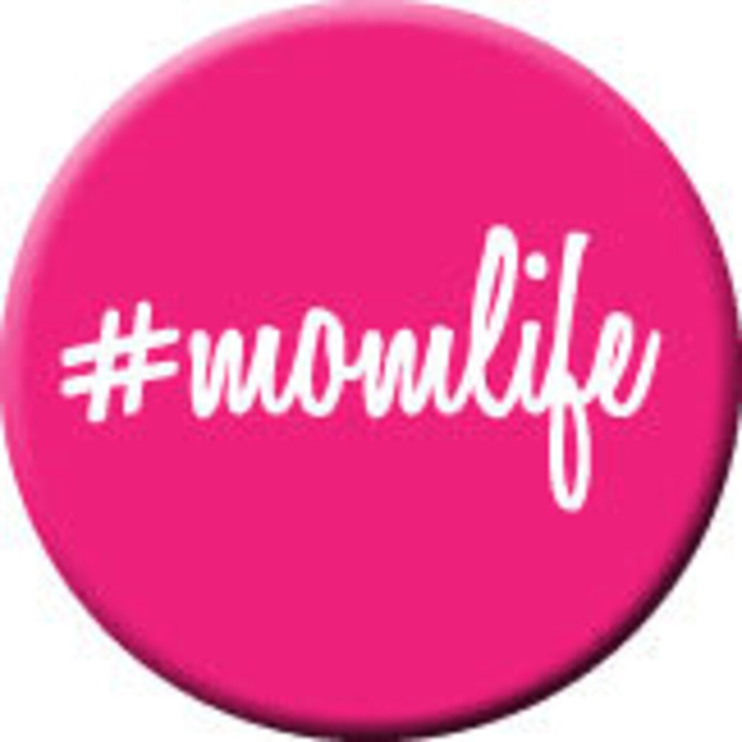 Mom Life Button - Etsy