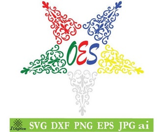 Eastern star svg | Etsy