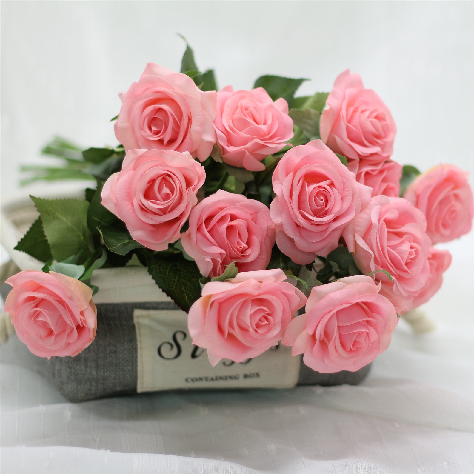 Peach Wedding Flowers Real Touch Roses Latex Natural Touch - Etsy