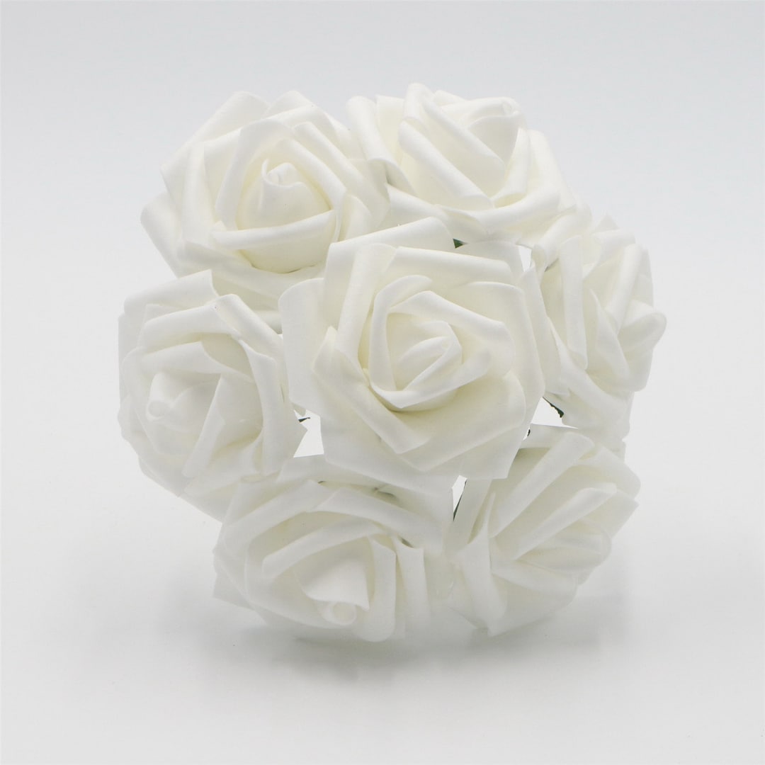 White Wedding Flowers Faux Roses Cheap Artificial Flowers 100 - Etsy