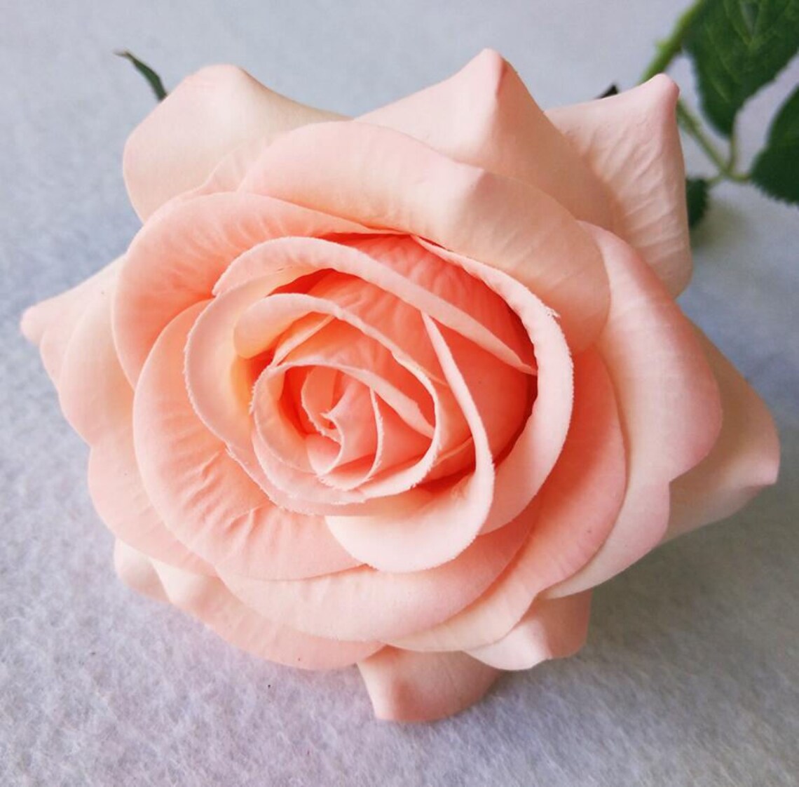 Silk Latex Flowers Peach Roses Champagne Wedding Flowers for - Etsy