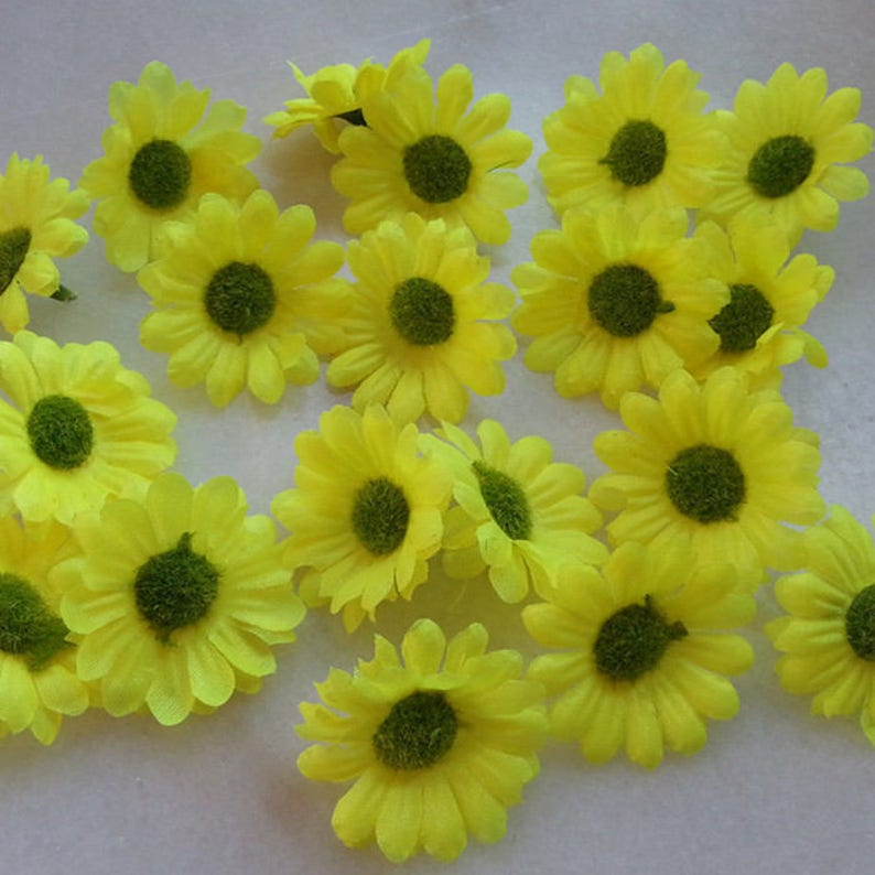 Mini Gerbera Daisy Sunflowers Flower Heads 4cm Silk Daisy Mini - Etsy